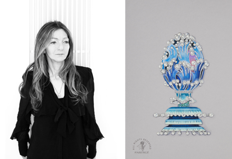 Sarah Fabergé given cruise ship 'godmother' honour